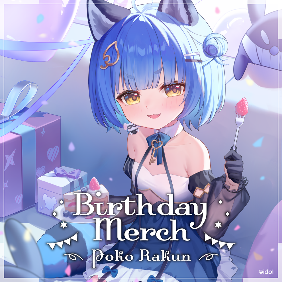 Poko Rakun Birthday Merch 2024 – idol official store